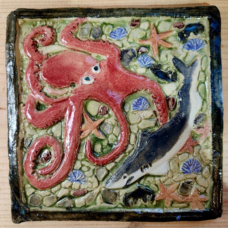 Ceramic Octopus - Etsy