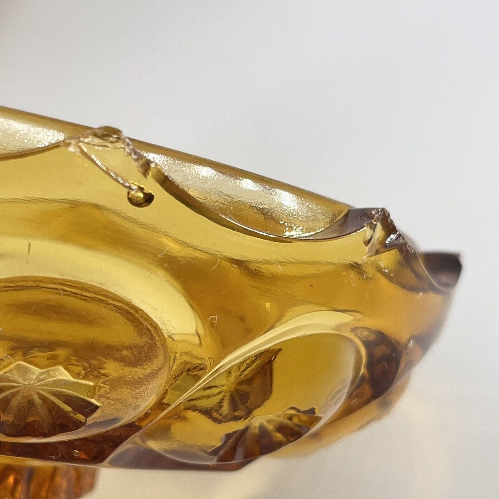 Vintage L.E. Smith Glass Moon & Stars Lidded Pedestal Compote - Etsy