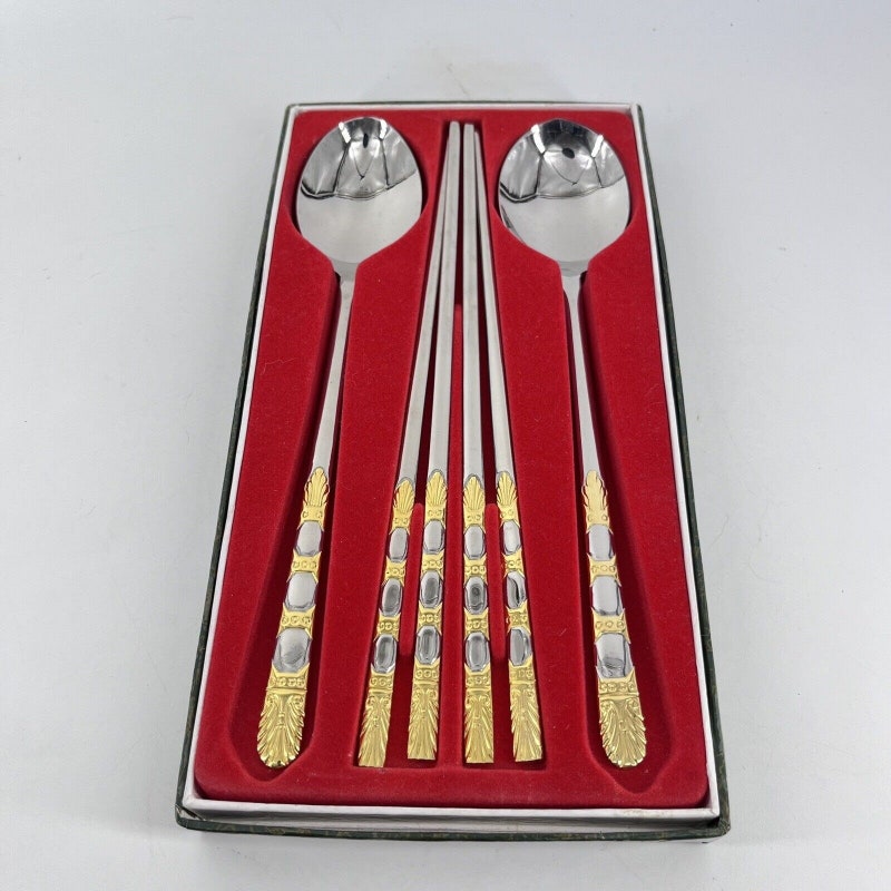 Chopsticks Spoon Set - Etsy