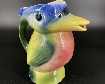 Bird Ceramic Pitcher | Etsy