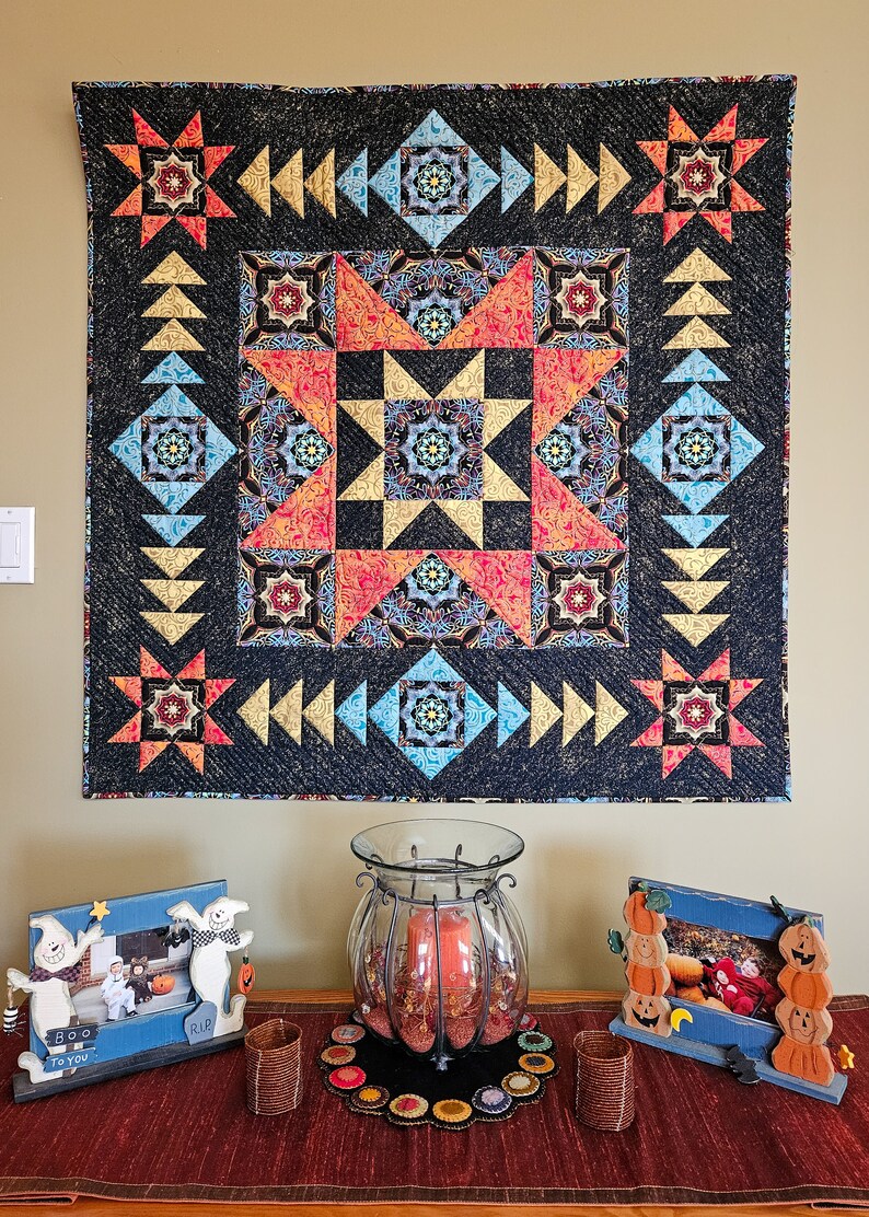 Fussy Cut Star Wall Quilt Pattern, PDF Digital Pattern, Grand Star ...