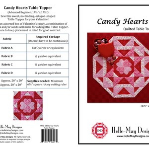 Seasonal Table Topper Pattern, PDF Quilt Pattern - Etsy