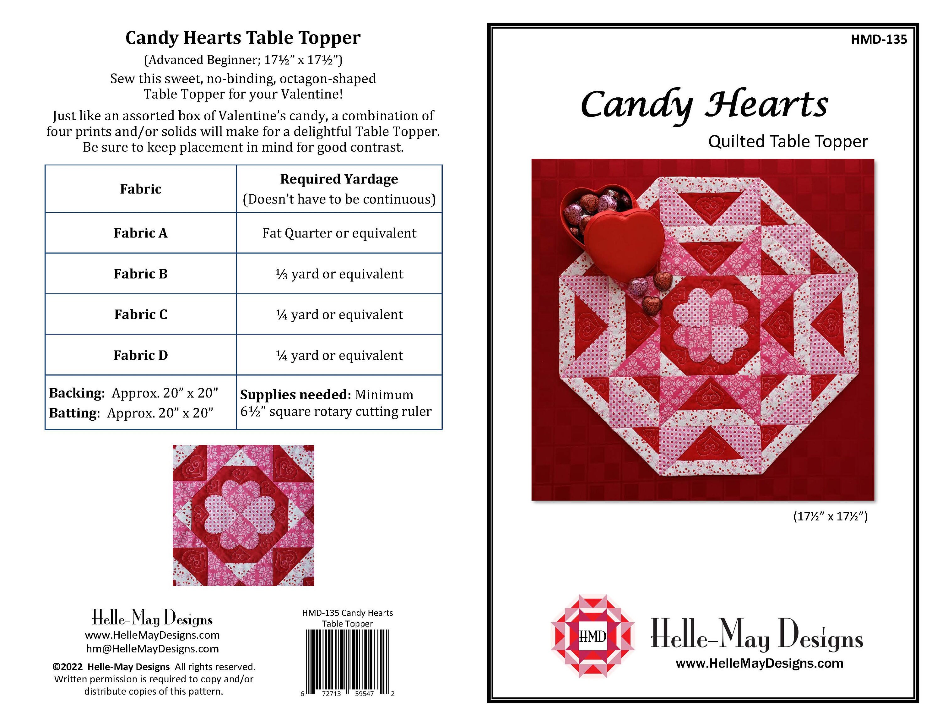 Seasonal Table Topper Pattern PDF Quilt Pattern - Etsy