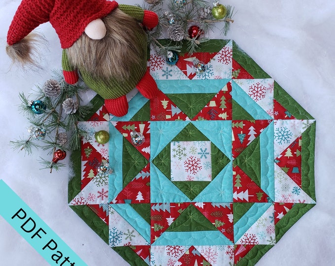 Quick and Easy Octagon Table Topper PDF Quilting Pattern SMS-104PDF ...