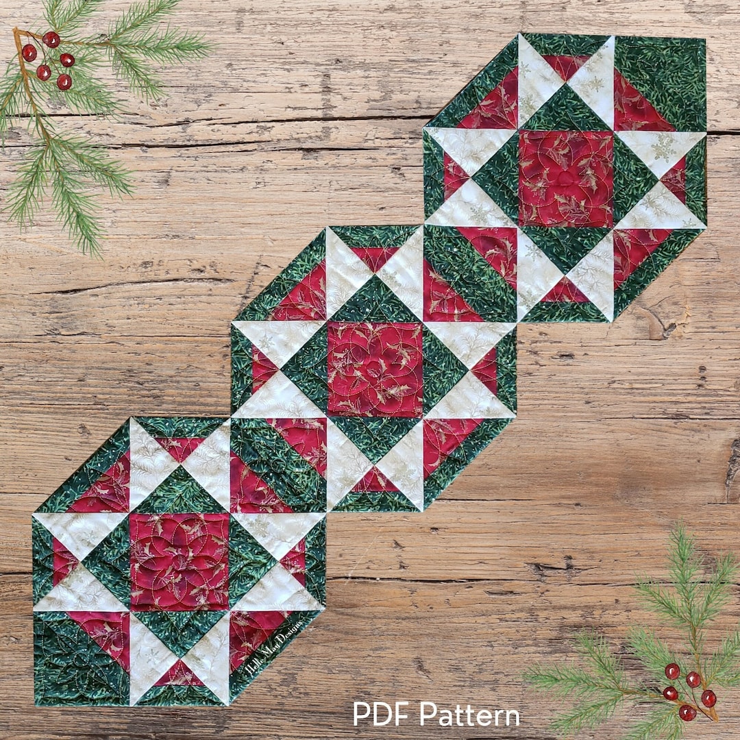 Holiday, Table Runner, Digital Download PDF Pattern, Patriot Stars - Etsy