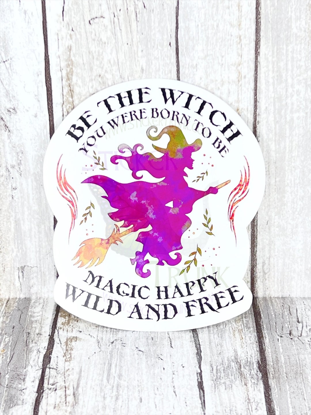 Be the Witch Sticker, Halloween Sticker, Witch, Magic, Be the Witch You ...