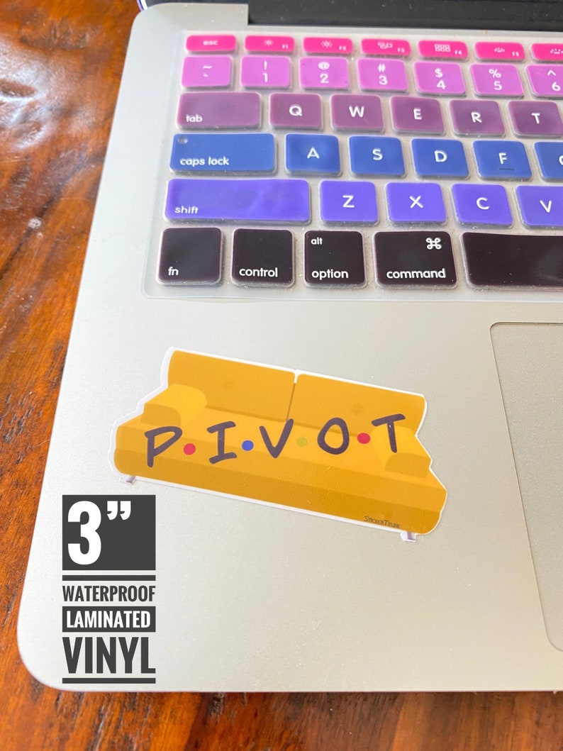 PIVOT Friends Couch Sticker Friends Stickers Friends Sofa - Etsy