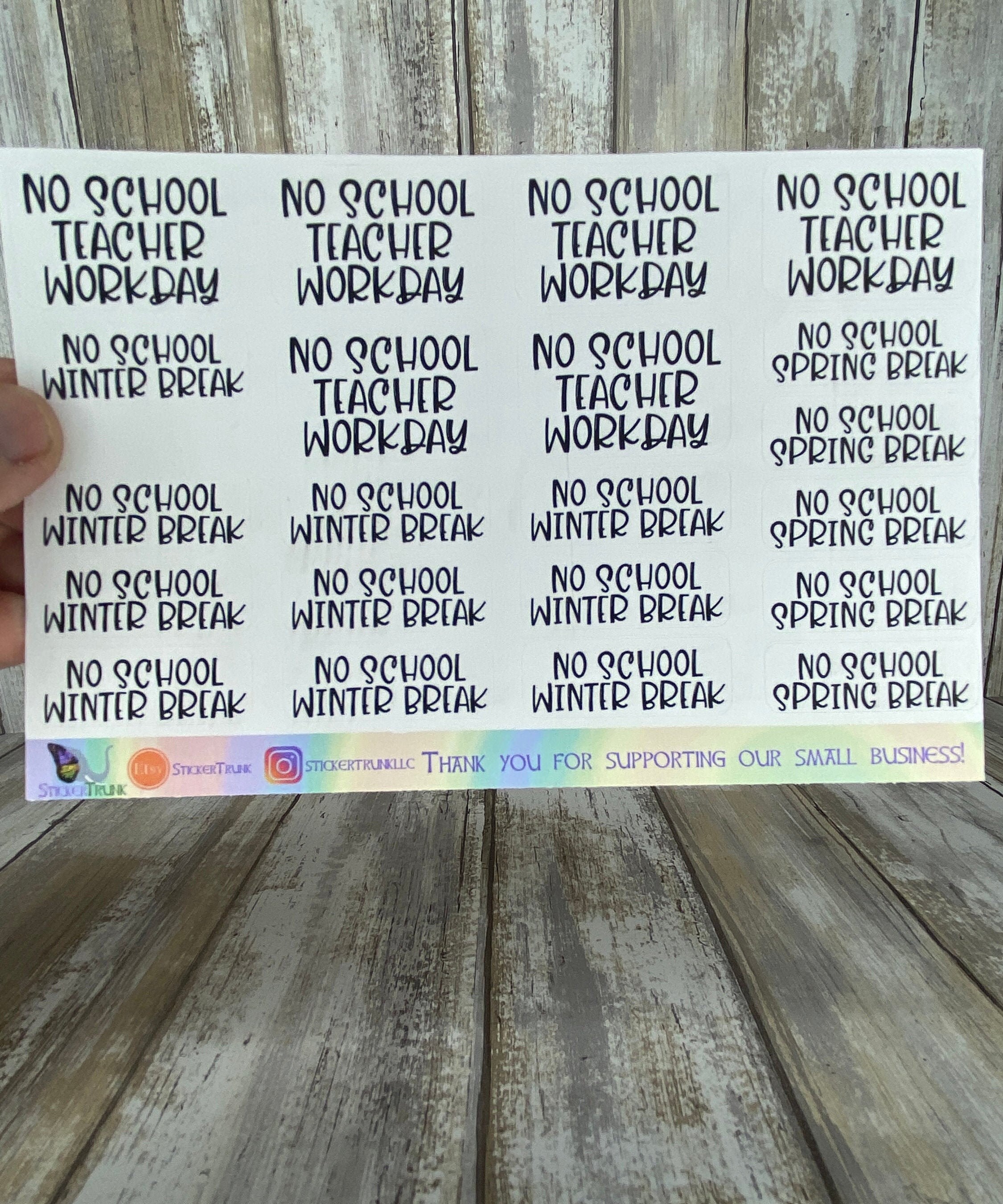 No School Planner Stickers School Stickers School Planner | Etsy