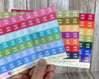 Half Day Stickers - Etsy