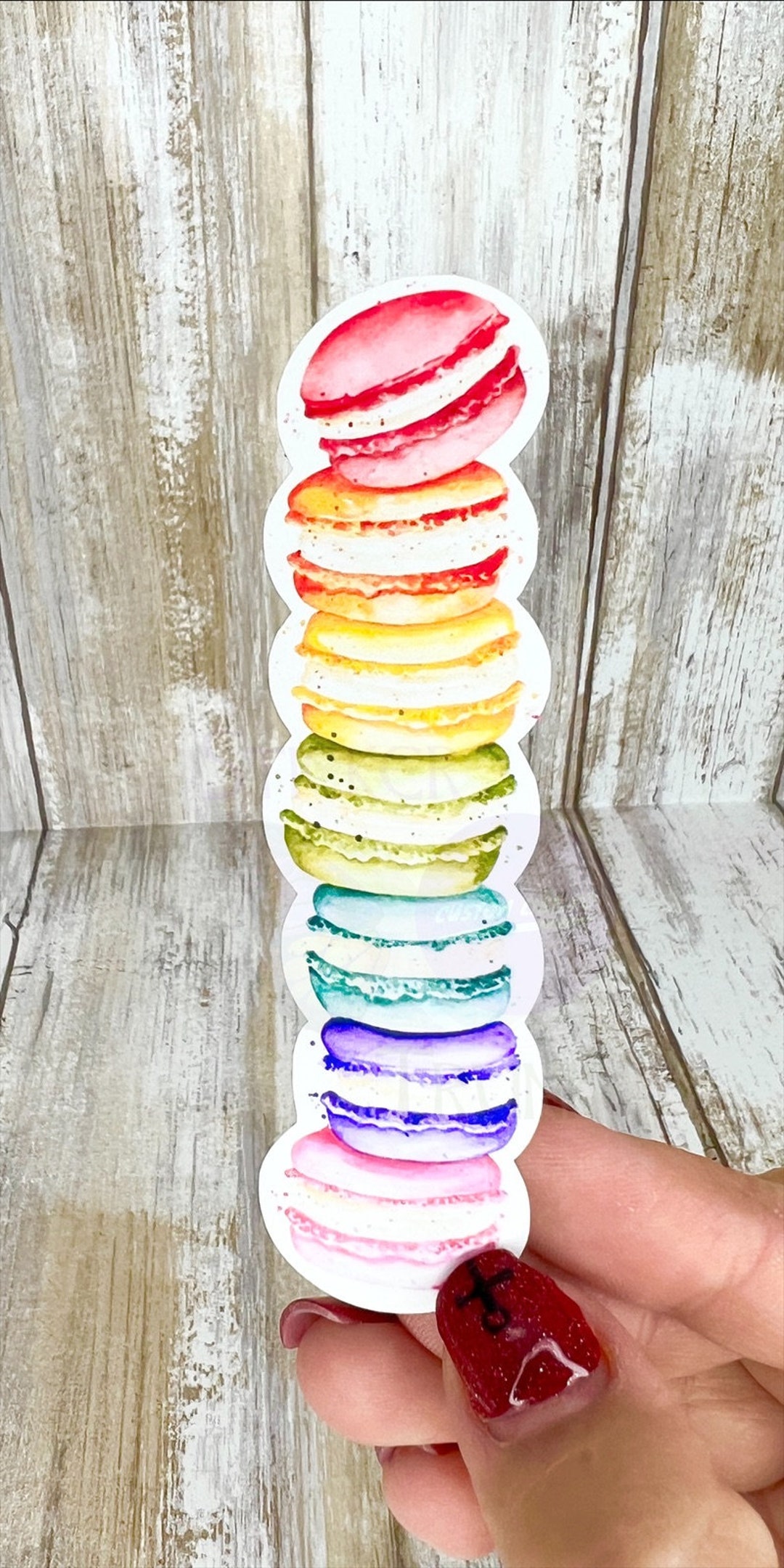 Macaron Stack Sticker, Macaron Sticker, French Macaron Sticker, Rainbow ...