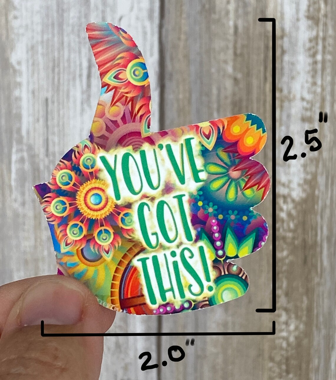 You've Got This Thumbs Up Sticker Thumbs Up Sticker | Etsy