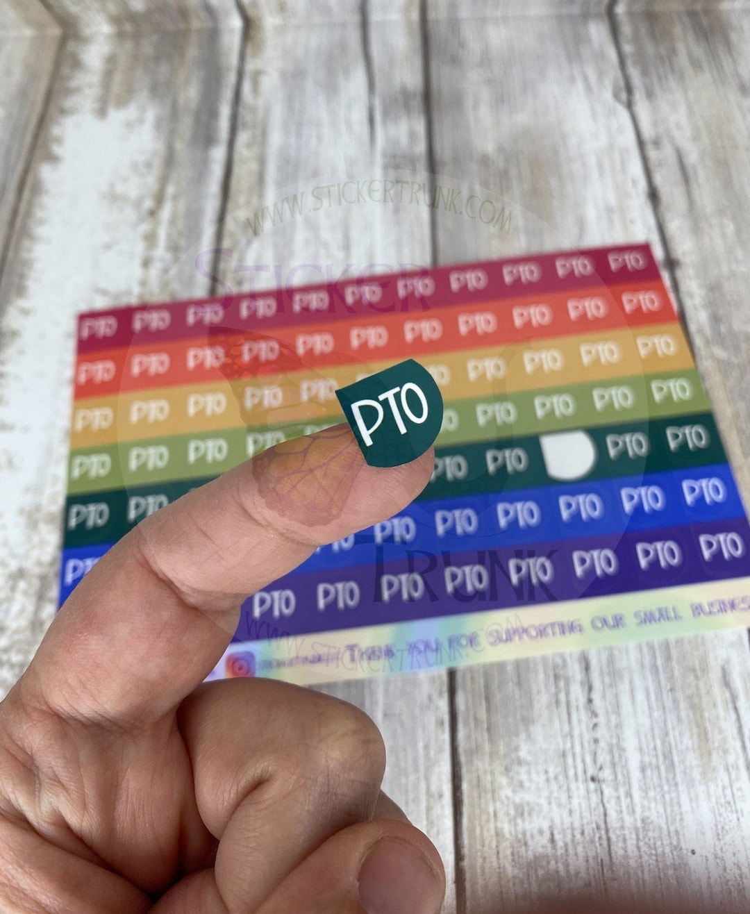 PTO Corner Planner Stickers, Corner Stickers, PTO Stickers, Erin ...