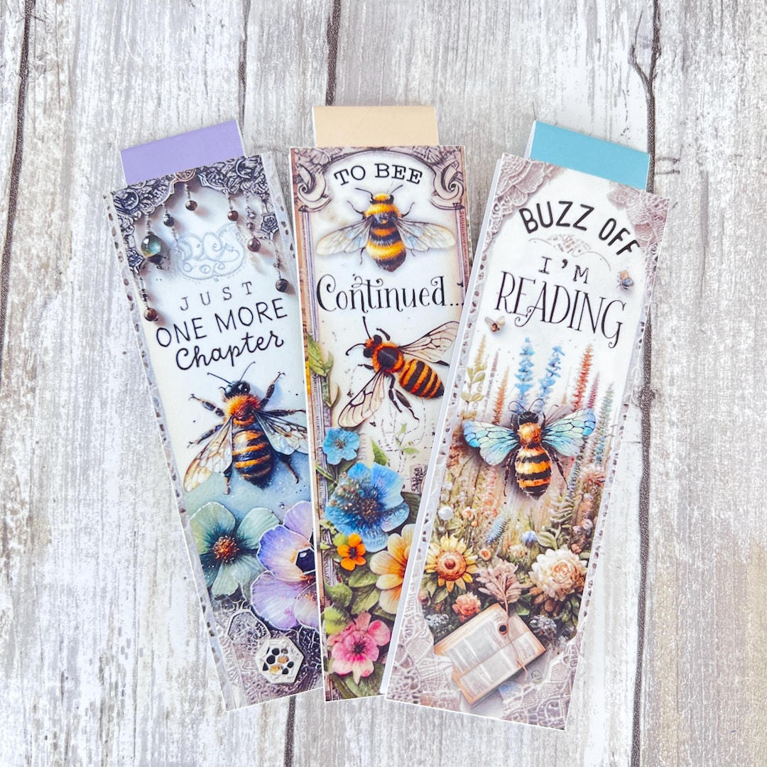 Bee Magnetic Bookmark, Bumblebee Bookmarks, Bees, Bumblebees, Save the ...