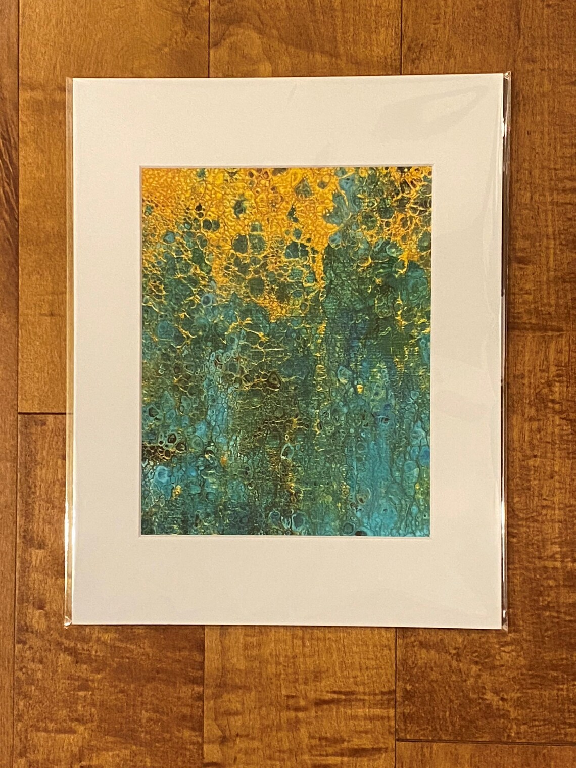 Perceptive Art Print, Abstract Acrylic Pour Painting, Fluid Art, 8X10 ...