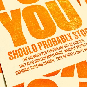 Pringles Modern Slogan Screen Print | Etsy