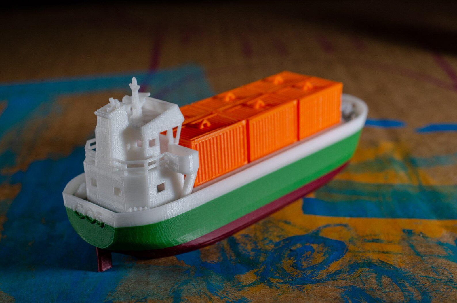 The Container Ship --- 3D Printer Files Model STL 3MF - Etsy