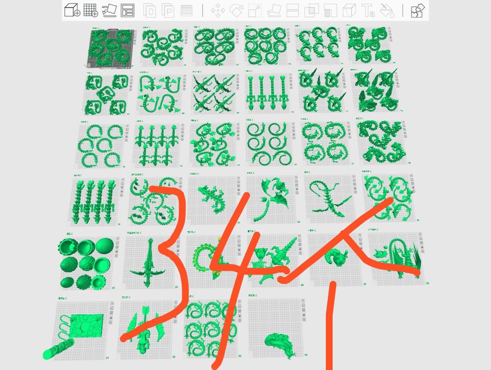 Dragon Collection and Egg 34 Models --- 3D Printer Files Model STL 3MF ...