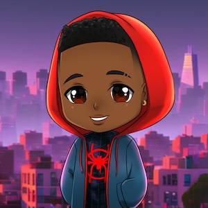 Cute Couple Portrait, Chibi Commission, Chibi Style Portrait, Custom ...