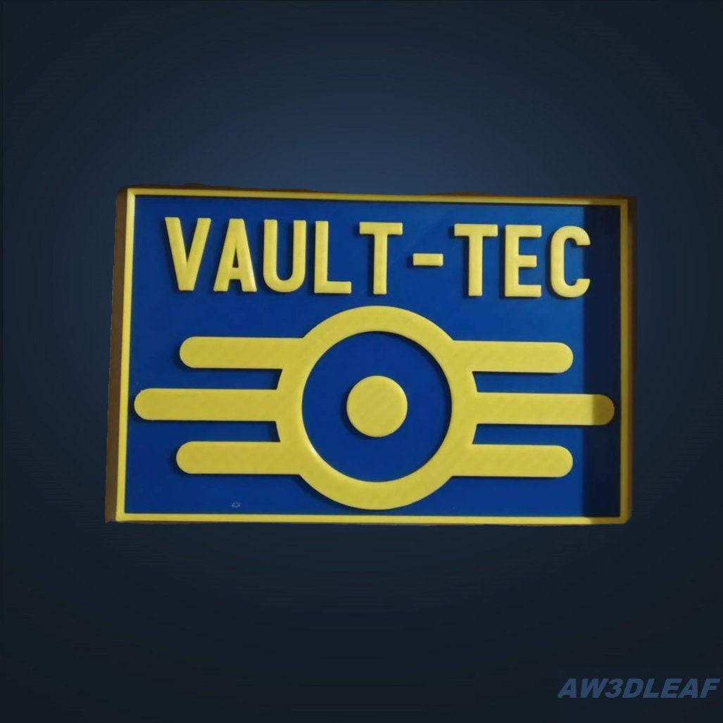 Fallout vault tech logo fallout logo vault tech logo | Etsy