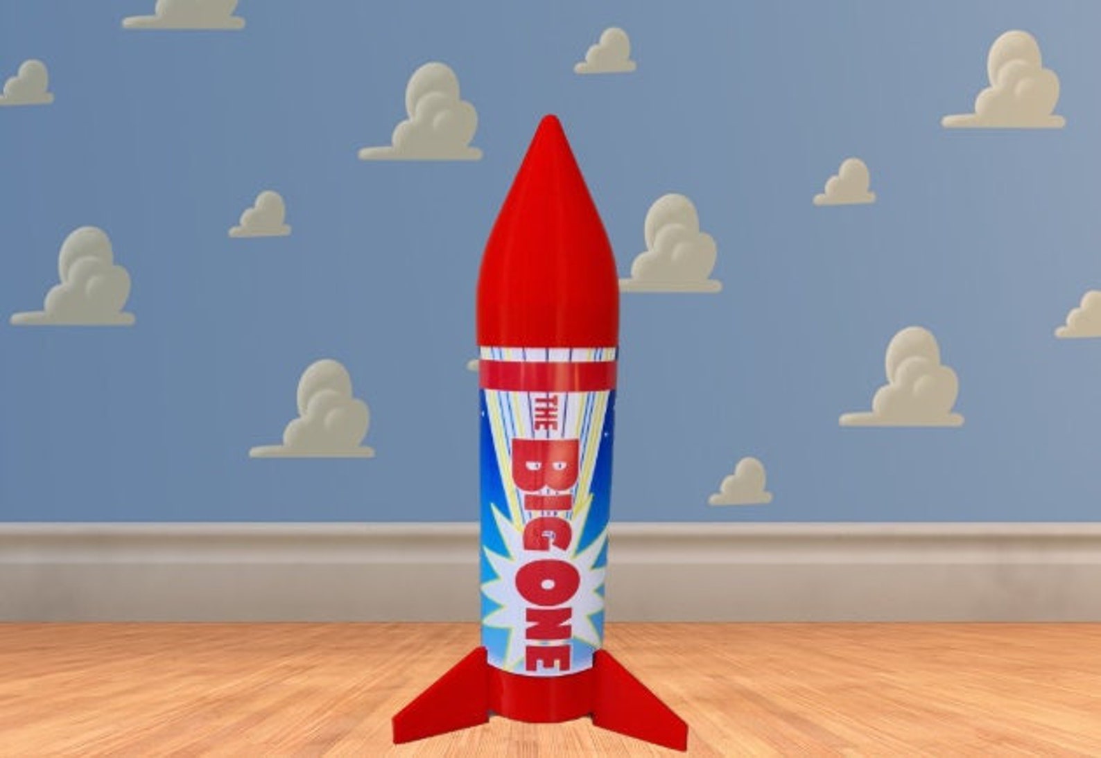 Toy Story the Big One Rocket Toy Story Rocket Sid Rocket | Etsy UK