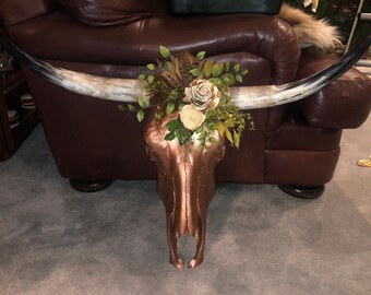 Real Longhorn Skull - Etsy