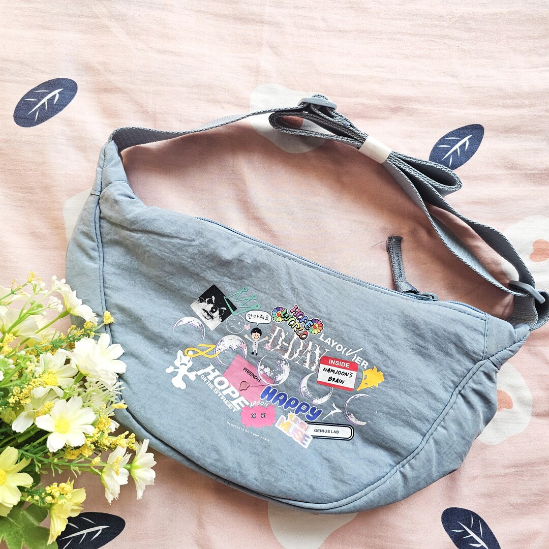 BTS / Armyland Cross Body Hobo Bag - Last 2 - Etsy