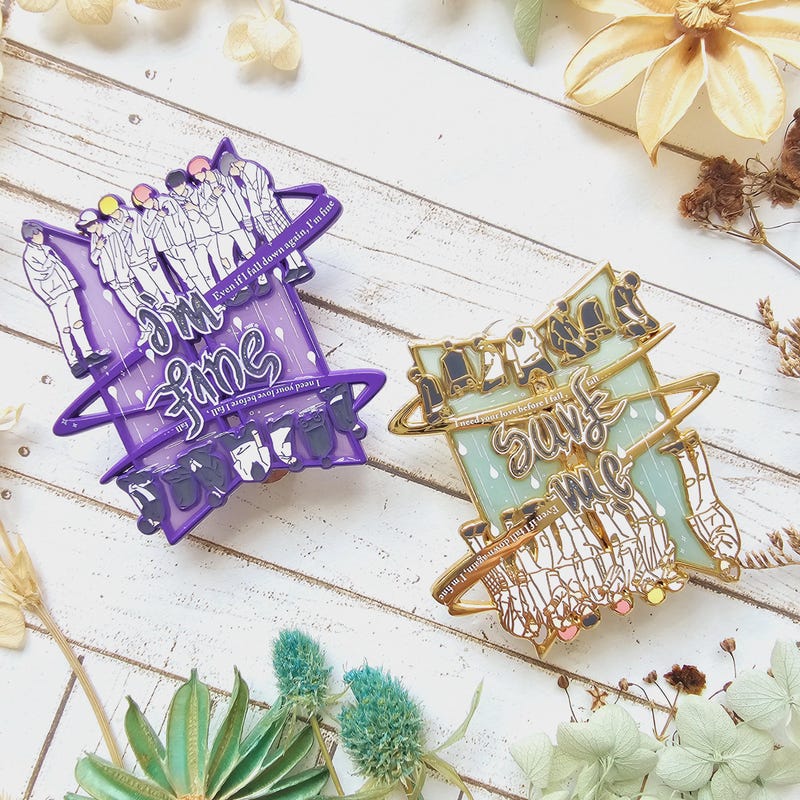 Bts Enamel Pin - Etsy