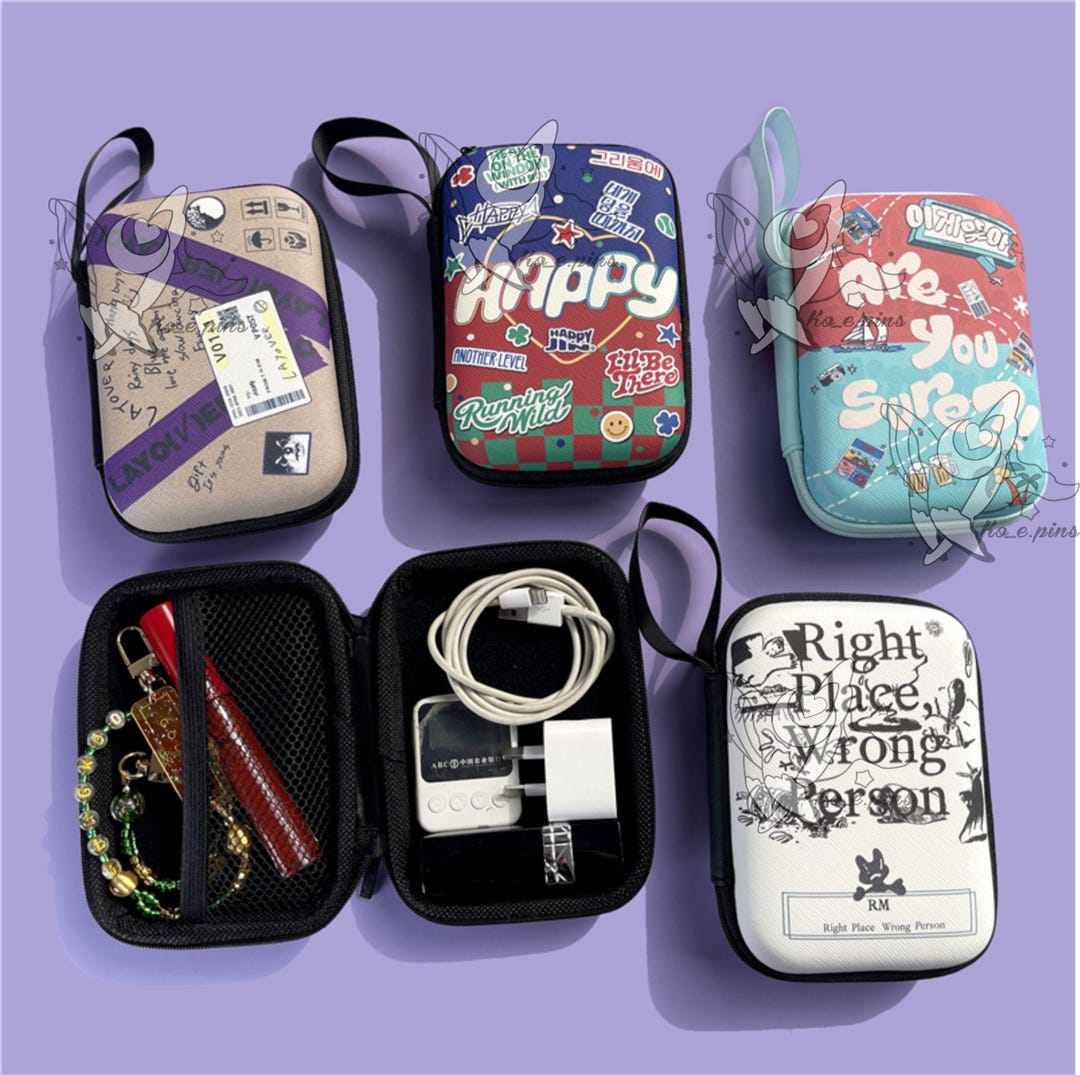 Kpop Hard Shell Gadget Organizer - Preorder - Etsy