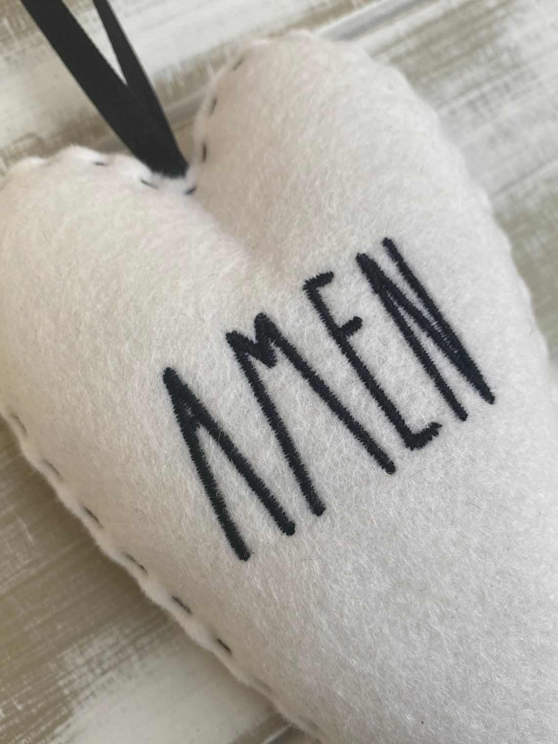Amen Hanging Heart Sign, Ideal Gift for Encouragement, Faith, Religion ...