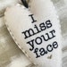 I Miss Your Face, Hanging Heart Sign, Ideal Gift Idea. Valentines, Love ...