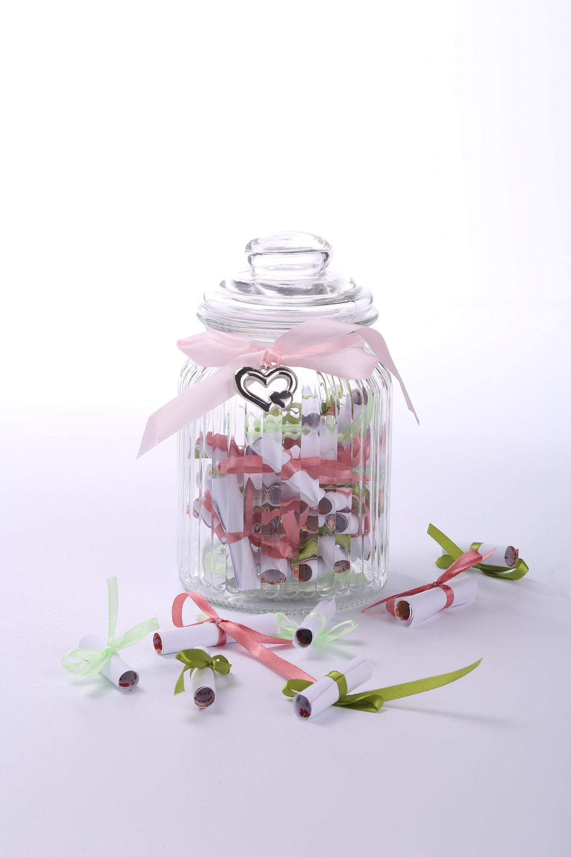 Positive Note Cards in a Glass Jar for High Spirit, Good Thinking for ...
