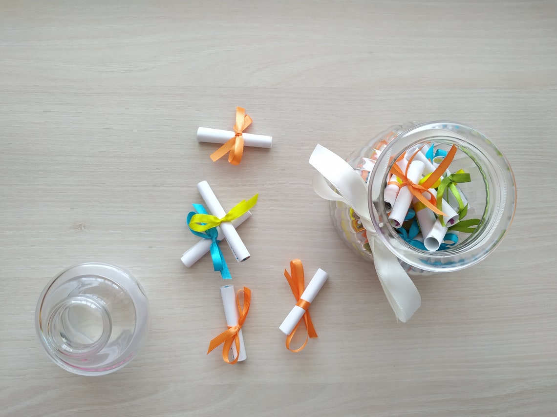 Gratitude Jar, Be Grateful Notes in a Jar, I Am Thankful for Jar ...