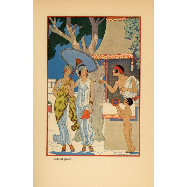 George Barbier - Etsy
