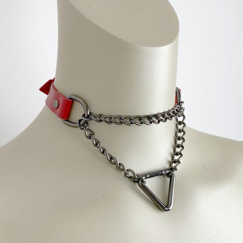 Leather Neck Collar - Etsy