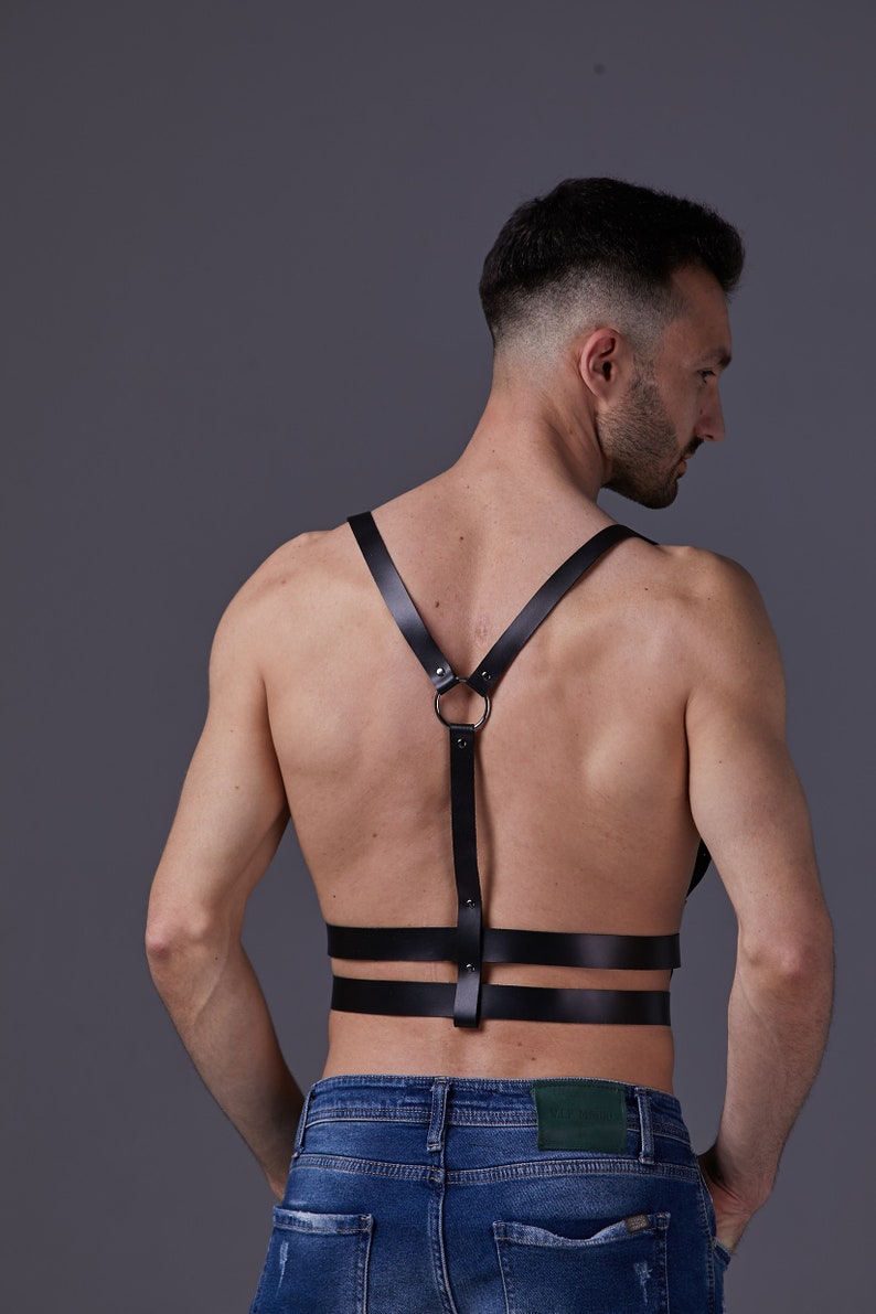 Leather Harness Men Mens Leather Harness Chest Harness Men - Etsy