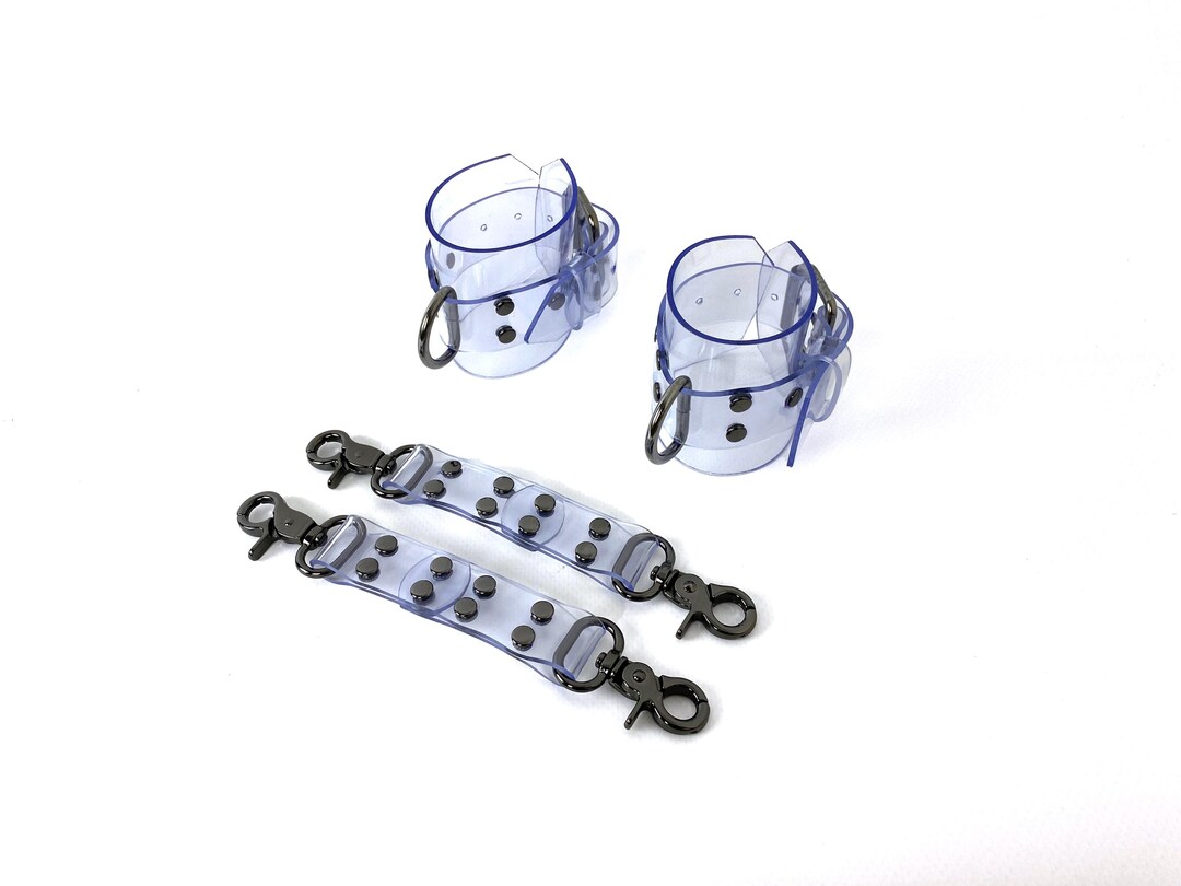 Transparent Handcuffs, Crystal Wrist Cuffs, PVC Cuffs, Handcuffs With ...