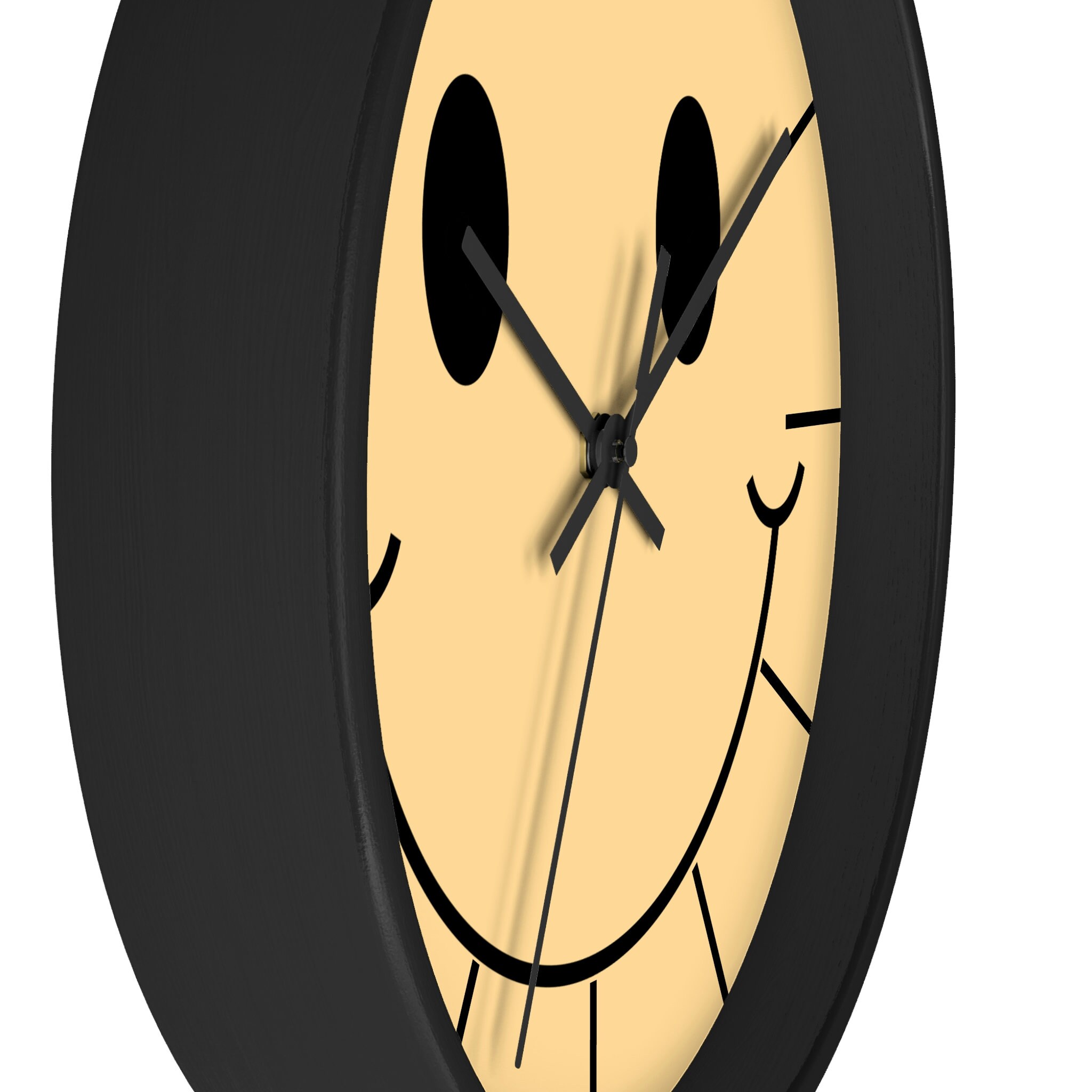 Smiley Face Wall Clock - Etsy