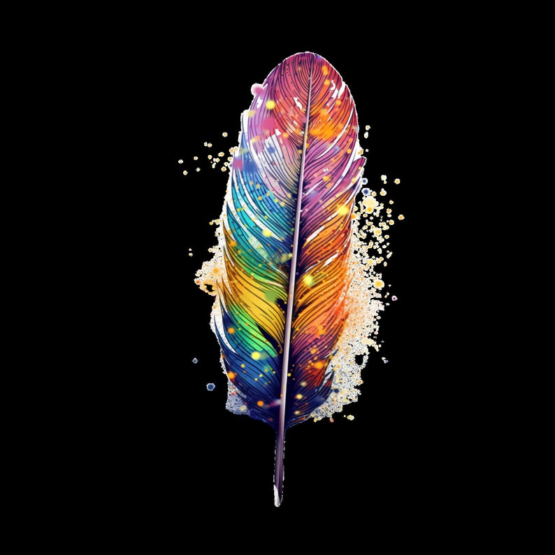 Flocking Feathers together Clip Art Individual Digital - Etsy