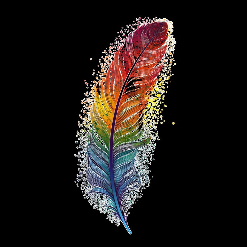 Flocking Feathers together Clip Art Individual Digital - Etsy