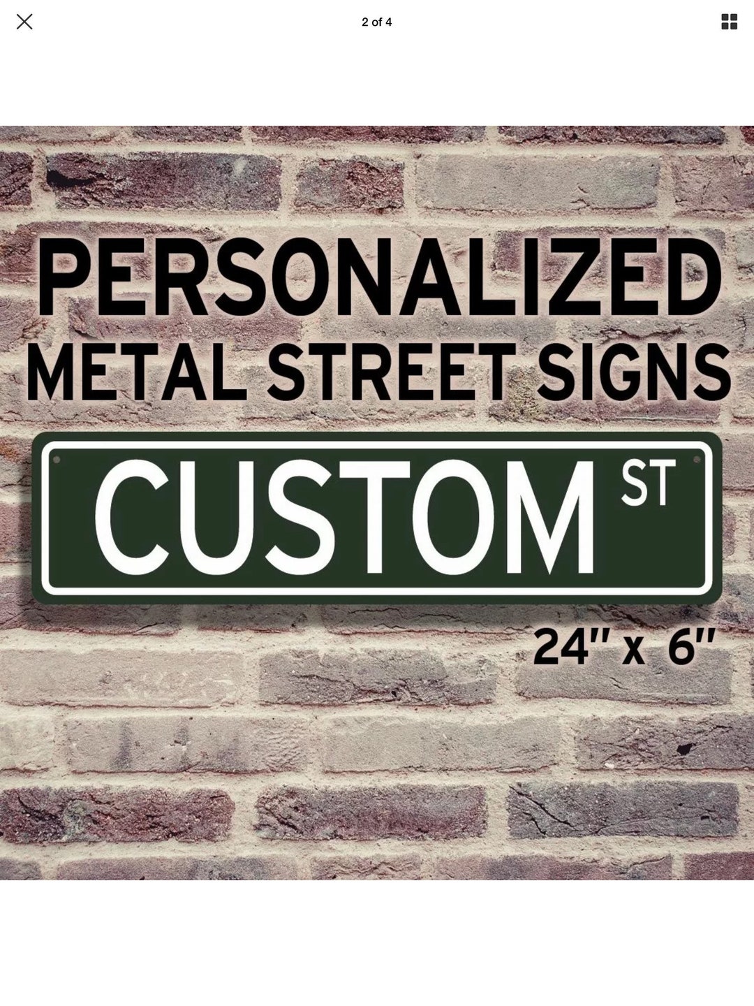 Custom Personalized Street Signs Make Your Own Street Sign. Made of ...