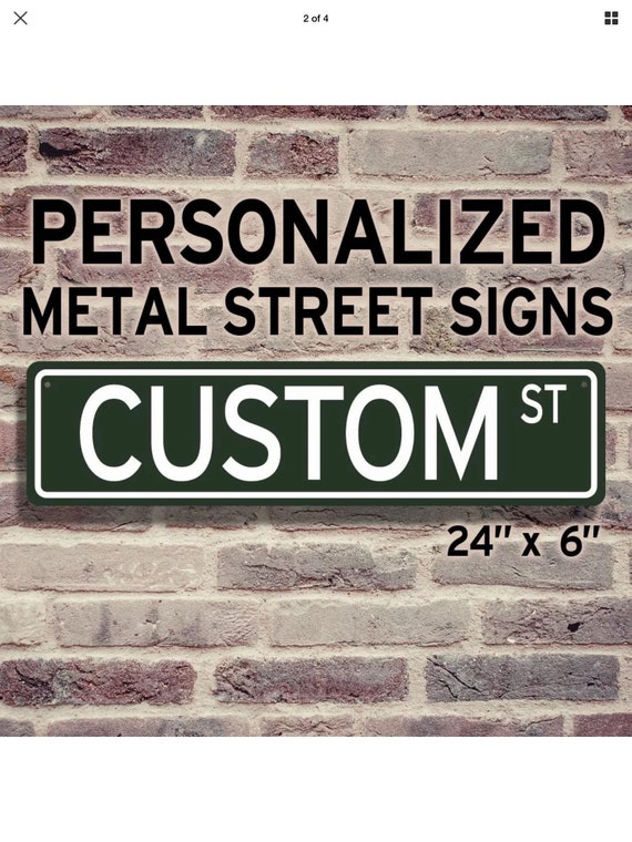 Custom Personalized Street Signs Make Your Own Street Sign. | Etsy