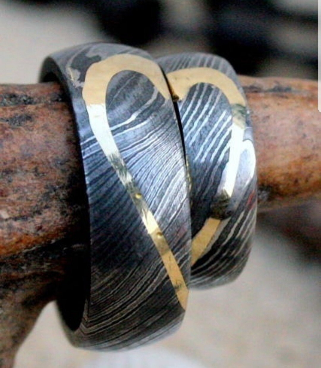 Damascus Ring - Etsy