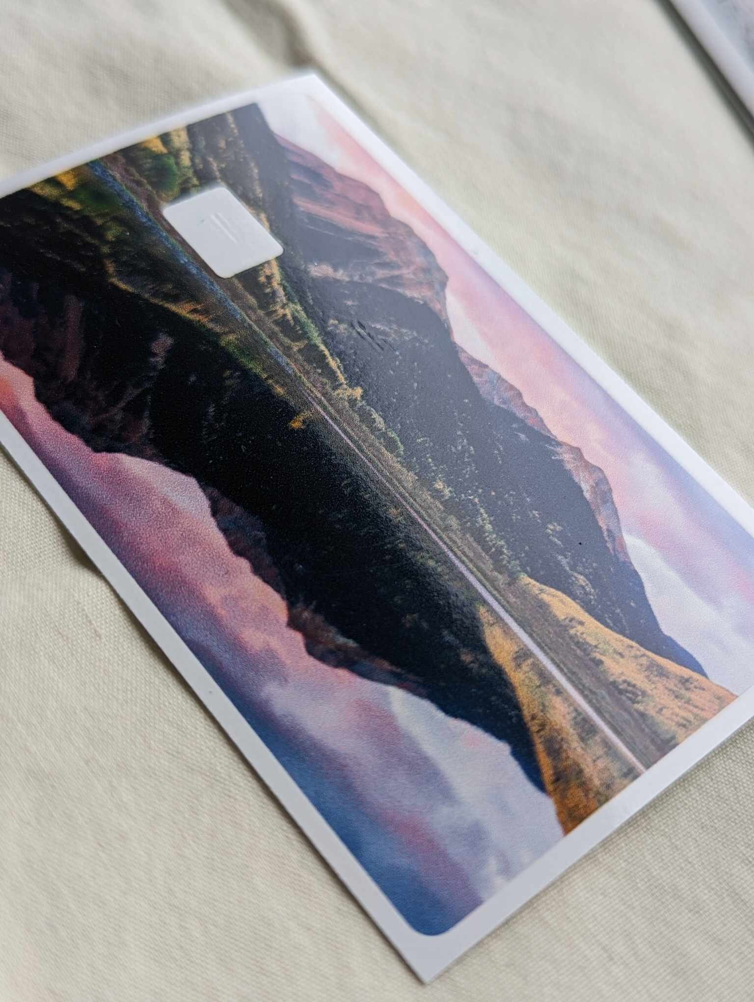Pink Mountains Debit / Credit Card Skin - Etsy
