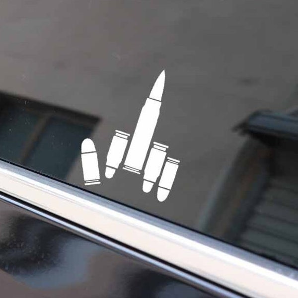 Car Stickers Middle Finger - Etsy