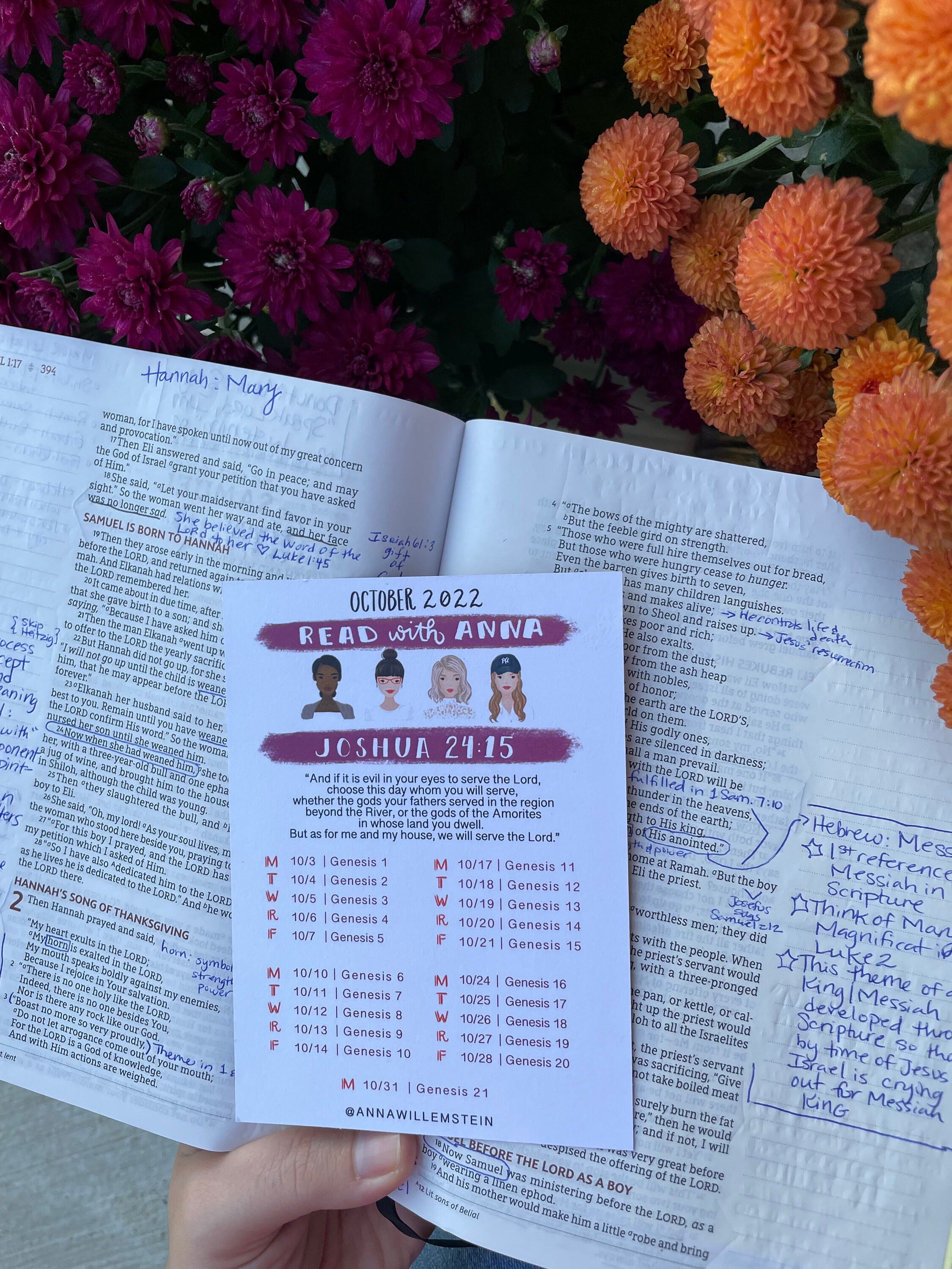 October Bible Reading Calendar - Etsy