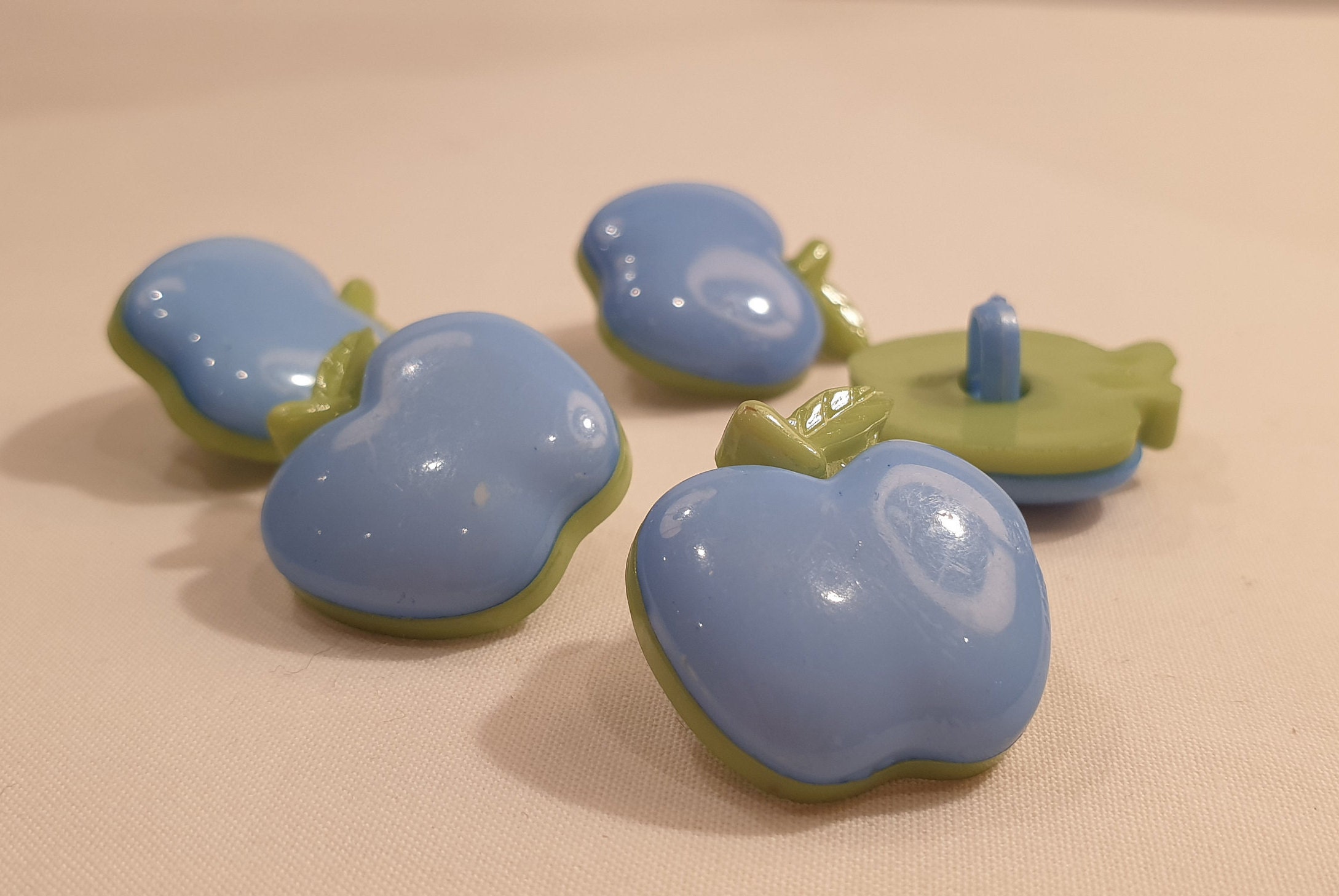 Apple Shaped Buttons - Several Colours - Priced per Button - Etsy UK