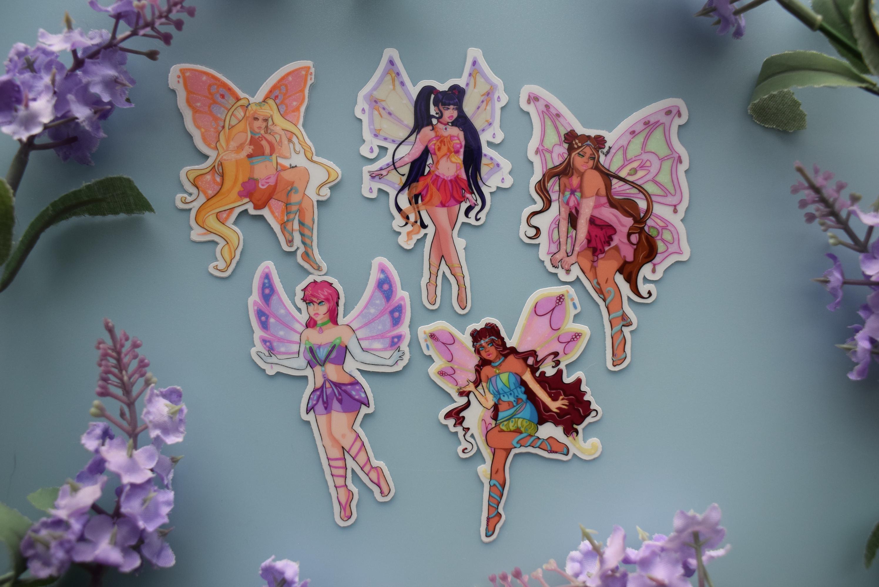 Winx Club Enchantix Fairy Stickers - Etsy