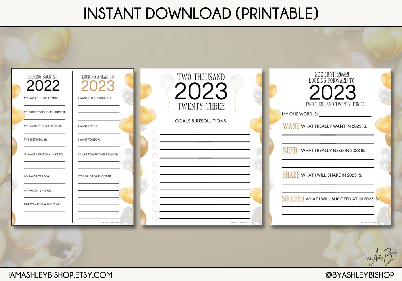 New Years Resolution List