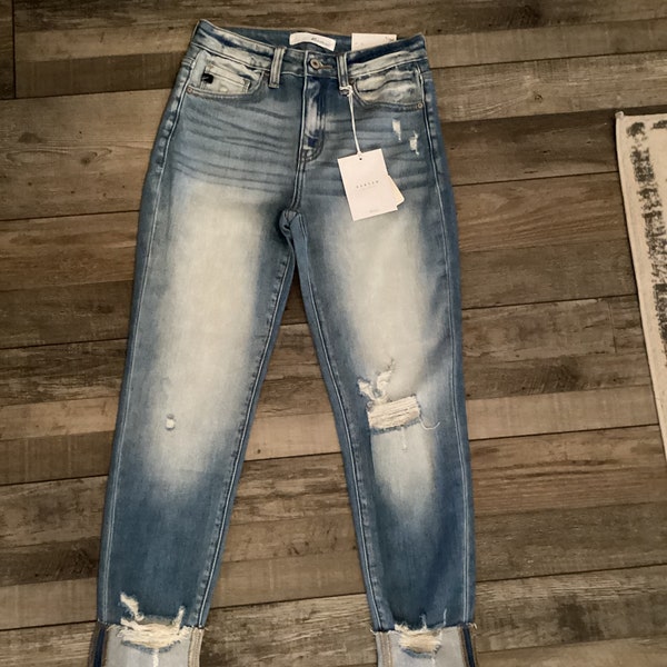 Distressed Jeans - Etsy