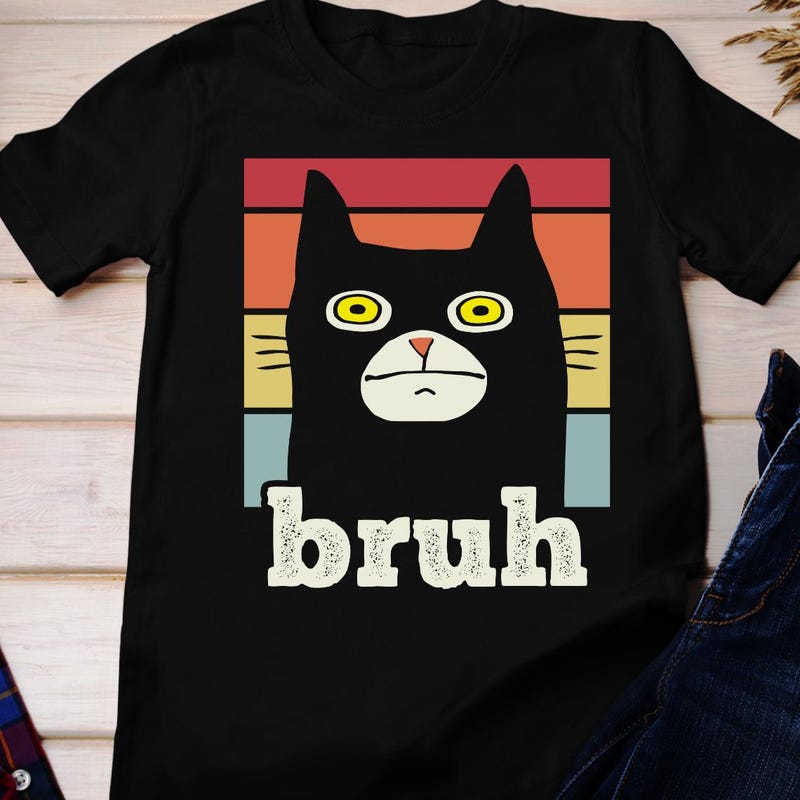 67 Bruh Cat Meme - Etsy